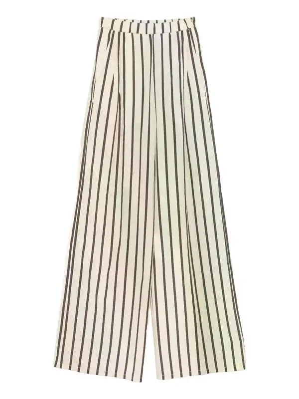 FORTE_FORTE Striped Palazzo Pants - Neutrals