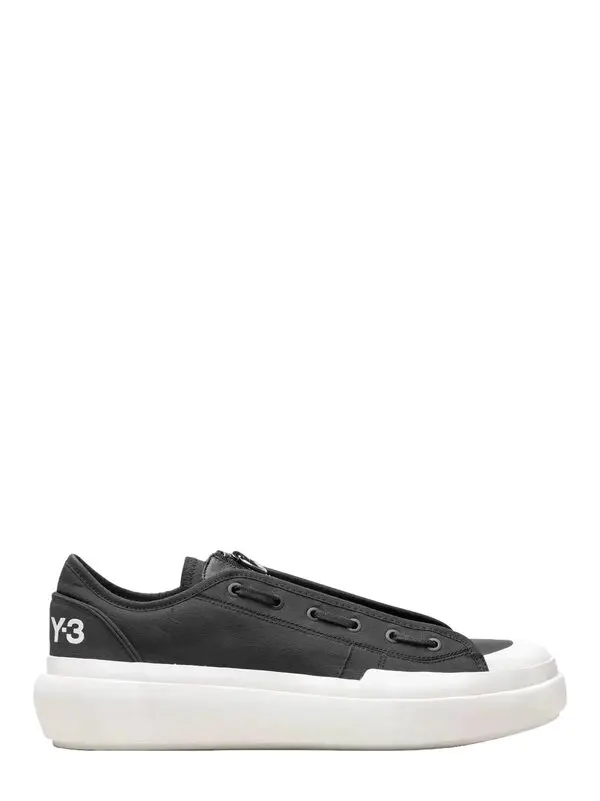 Y3 Adidas Ajatu Court Low Sneakers - Black