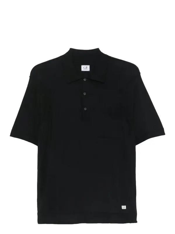 C.P. COMPANY Cotton Polo Shirt - Blue