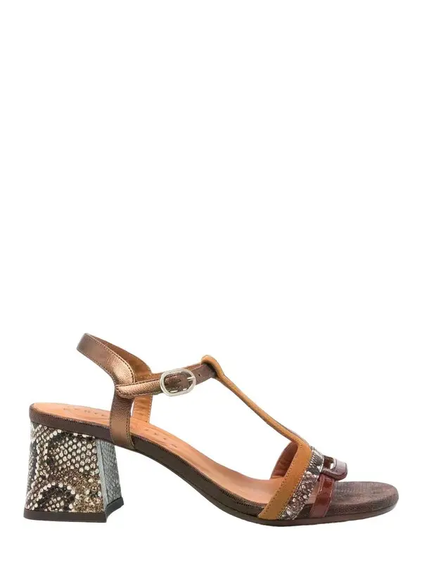 Chie Mihara 70mm Laluce Sandals - Brown
