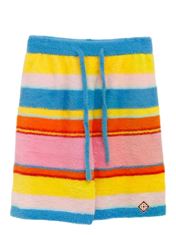 Casablanca Striped Shorts - Blue