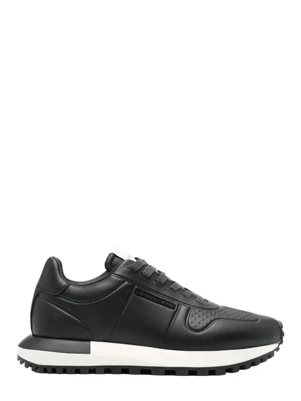 Emporio Armani Runner Sneakers - Black