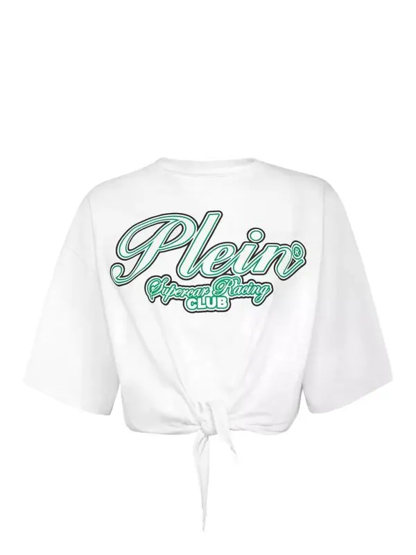 Philipp Plein Racing Club Cropped T-shirt - White