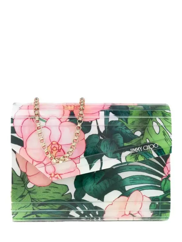JIMMY CHOO Candy Clutch - Green