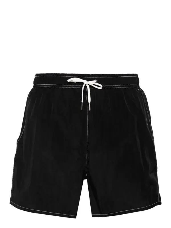 CDLP Contrast-stitching Swim Shorts - Black