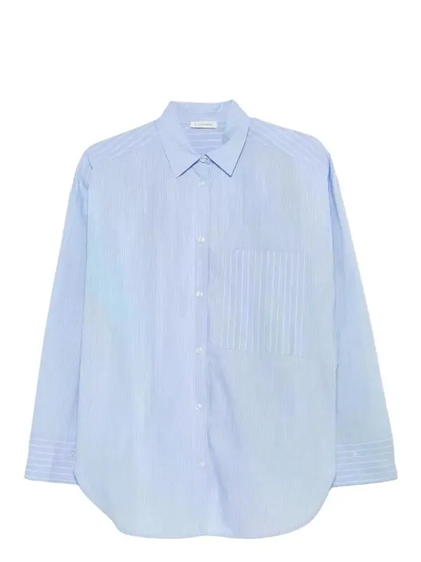 BY MALENE BIRGER Derris Striped Shirt - Blue
