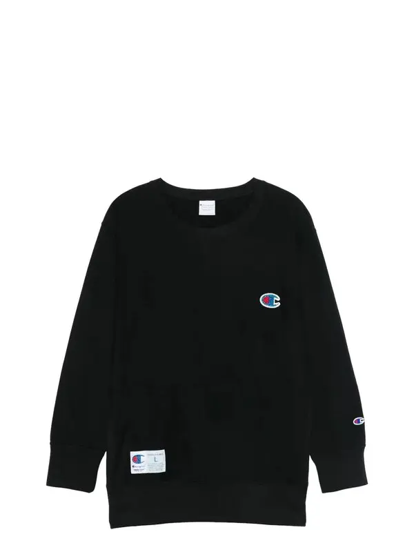 UNDERCOVERISM X Champion Logo-patch Sweatshirt - Black