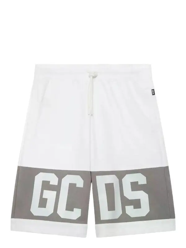 Gcds Logo-band Track Shorts - White