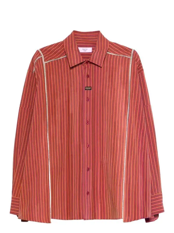 Martine Rose Striped Shirt - Red