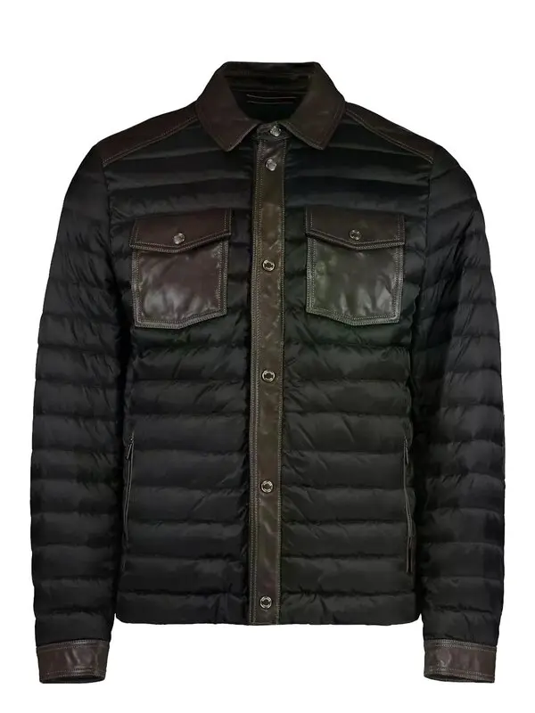 MOORER Crespi Padded Jacket - Black