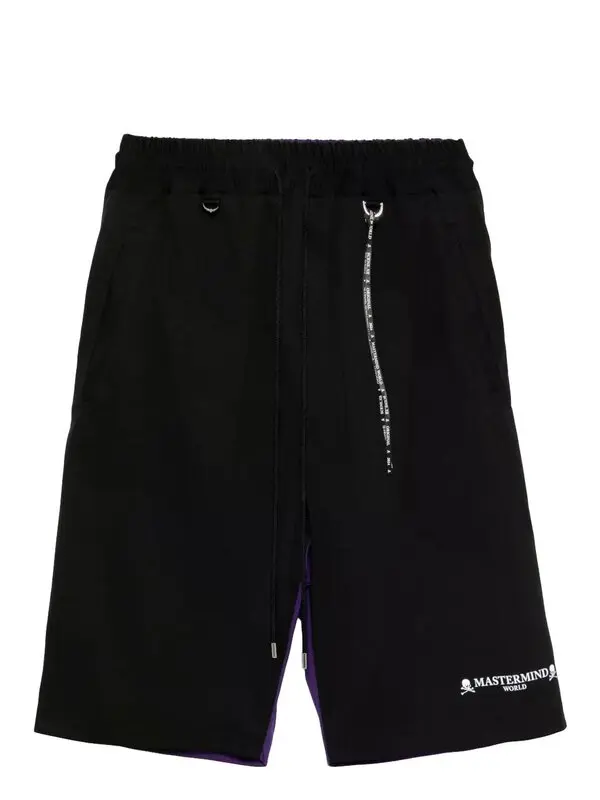MASTERMIND WORLD Colour-block Shorts - Black
