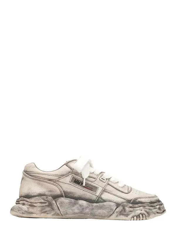 Mihara Yasuhiro Leather Sneakers - Grey