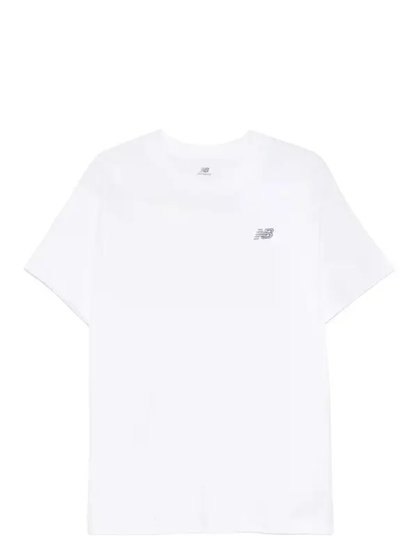 NEW BALANCE Logo-embroidered T-shirt - White