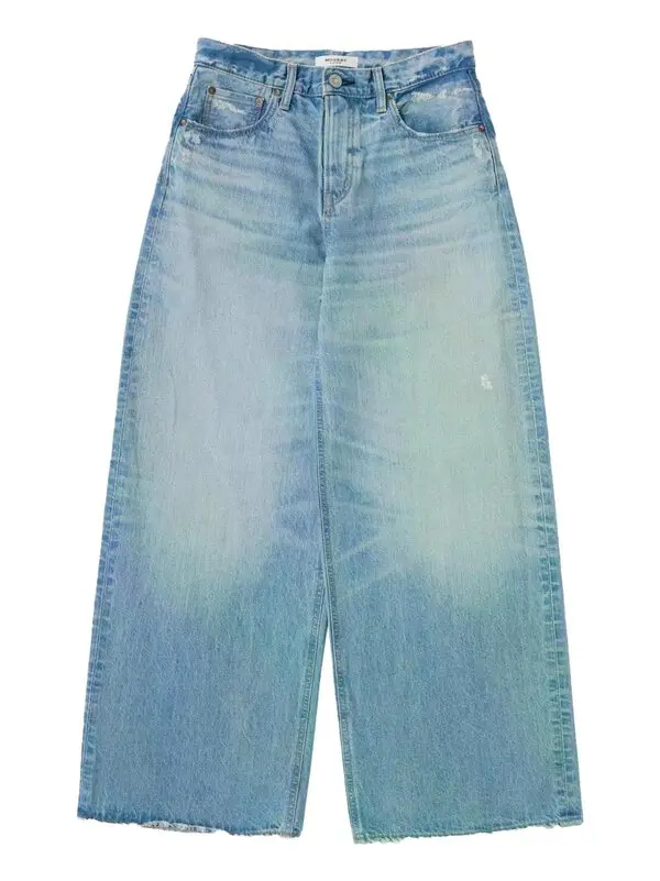 Moussy Vintage Wide-leg Jeans - Blue