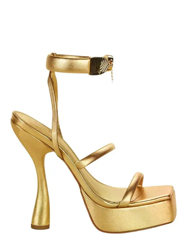 Cult Gaia Elodie Platform Sandals - Gold