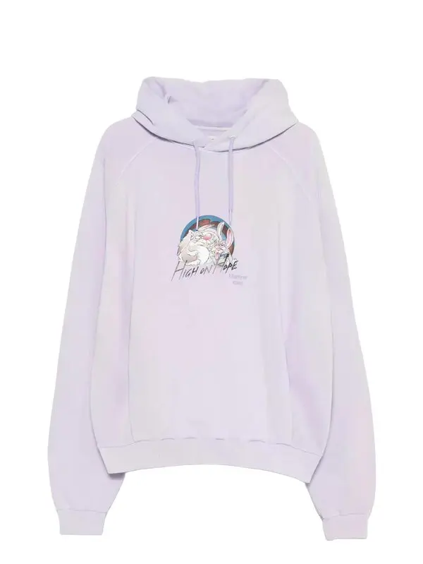 Martine Rose High On Hope Hoodie - Purple Lilac