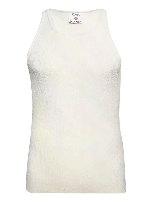 Casablanca Basic Tank Top - White