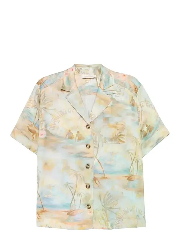 Zimmermann Illuminate Shirt - Blue