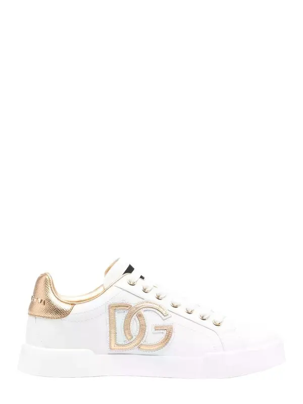 Dolce & Gabbana Logo-patch Sneakers - White