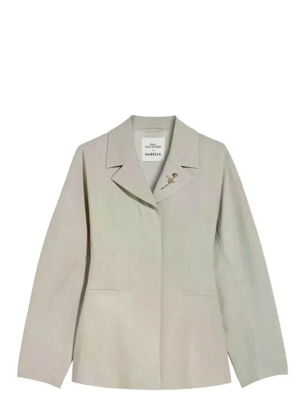 Marella Single-breasted Blazer - Neutrals