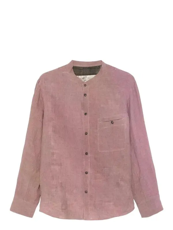 ZIGGY CHEN Houndstooth Shirt - Pink
