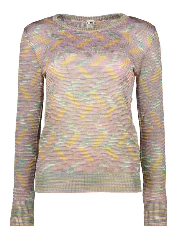 Missoni Zigzag-pattern Jumper - Pink