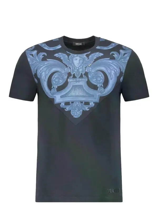 Versace Barocco-print T-shirt - Blue