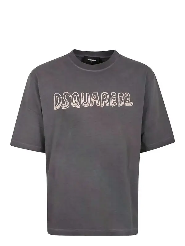 Dsquared2 Logo-print T-shirt - Grey