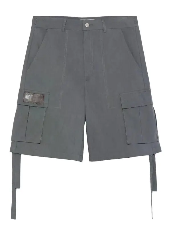 CARRER Cotton Cargo Shorts - Grey