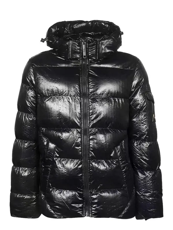 POINT ZERO Hooded Down Jacket - Black