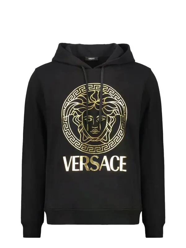 Versace Cotton Hoodie - Black