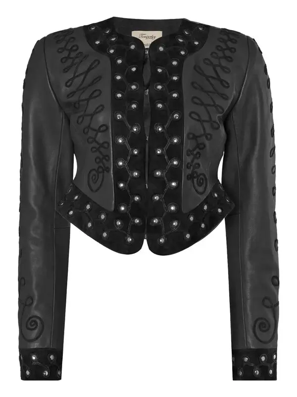 TEMPERLEY LONDON Pablo Leather Jacket - Black