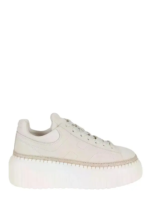Hogan H-stripes Platform Sneakers - Neutrals