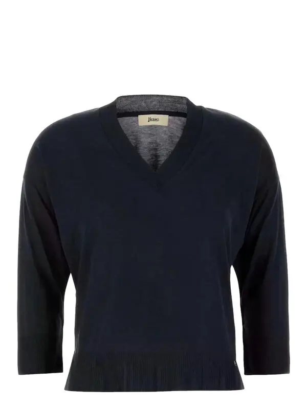 Herno Cotton-blend Jumper - Blue