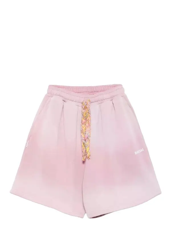 BONSAI Spray Track Shorts - Pink