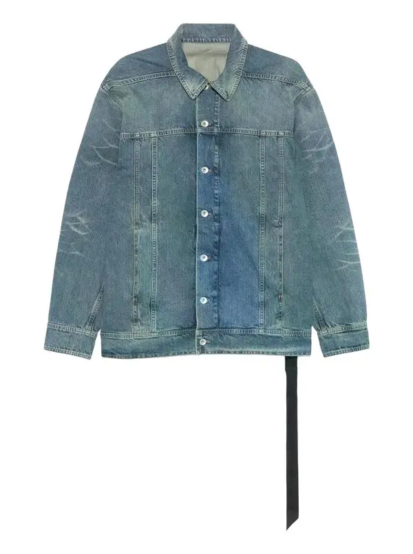 Rick Owens Jumbo Denim Jacket - Blue