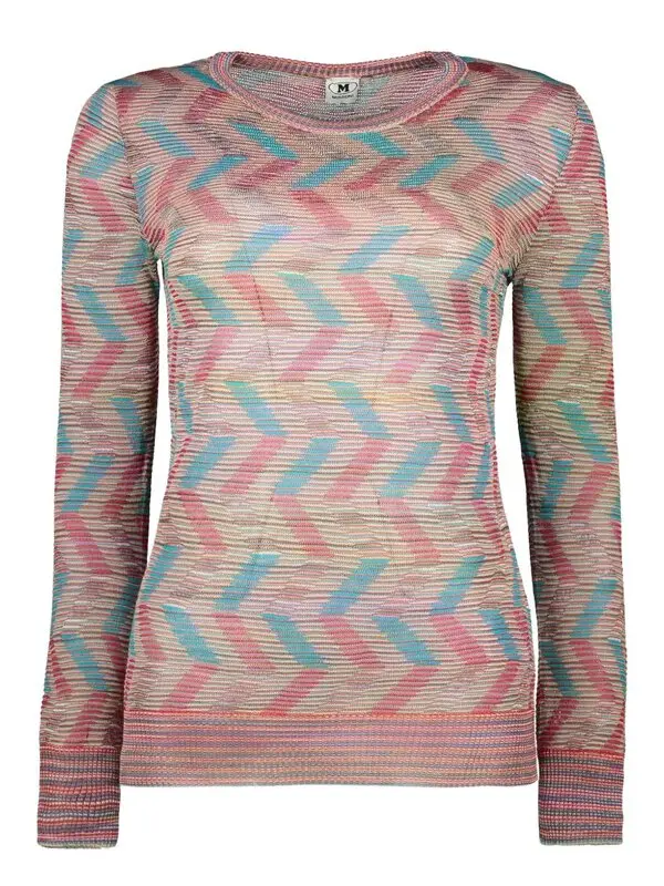 Missoni Zigzag-pattern Jumper - Pink