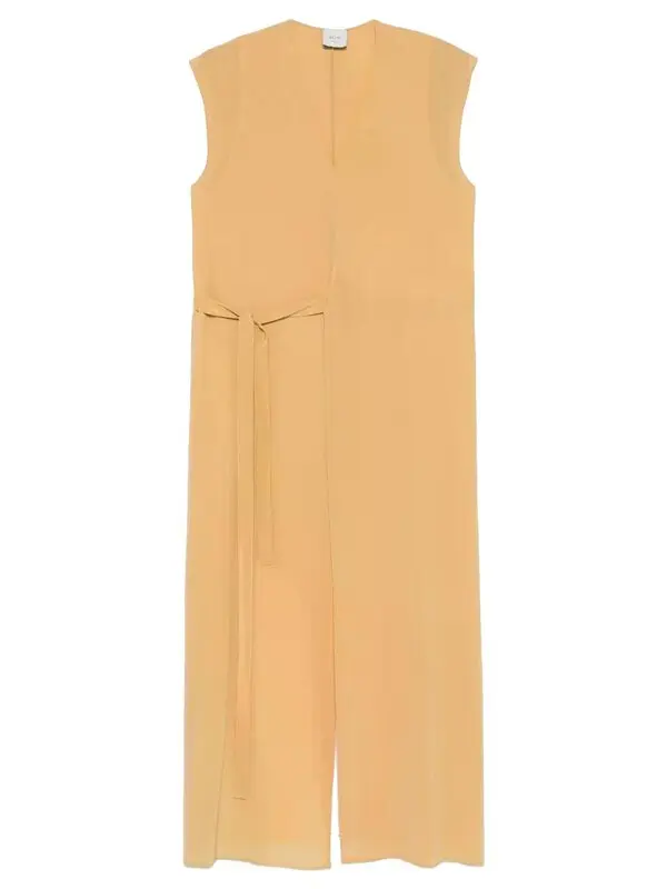 ALYSI Silk Maxi Dress - Yellow