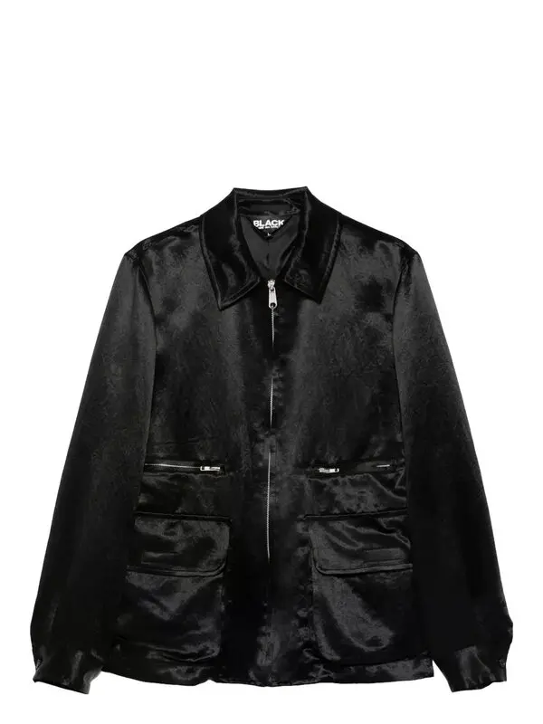BLACK COMME DES GARÇONS Satin Jacket - Black