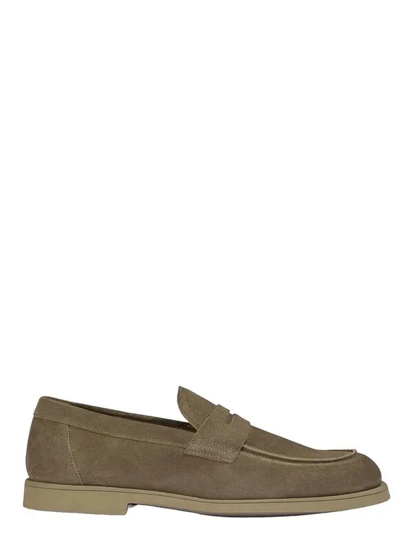DOUCAL'S Suede Loafers - Cocoa