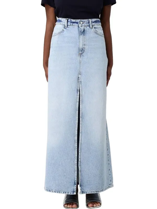 ICON DENIM LOS ANGELES Maxi Skirt - Stone Washed