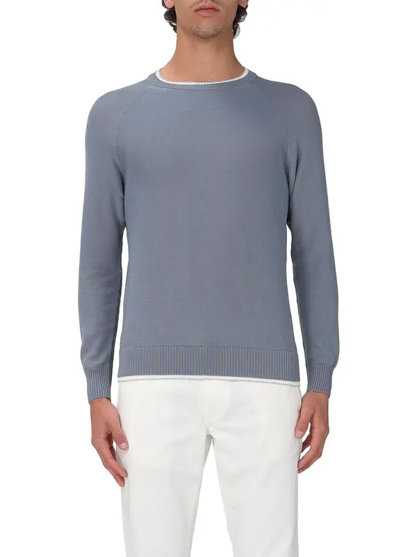 Eleventy Pullover Sweater - Gnawed Blue