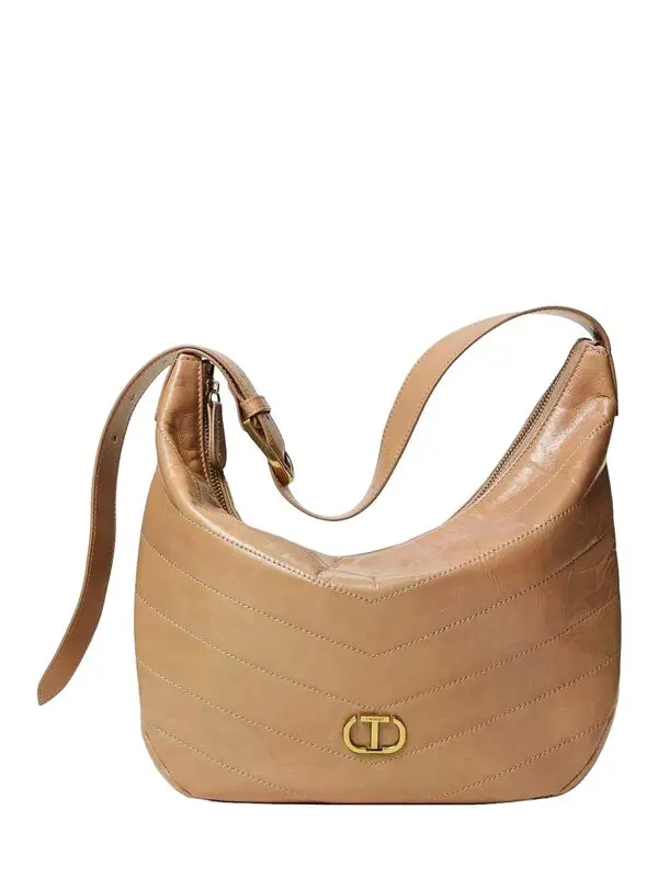 TWINSET Madison Shoulder Bag - Neutrals