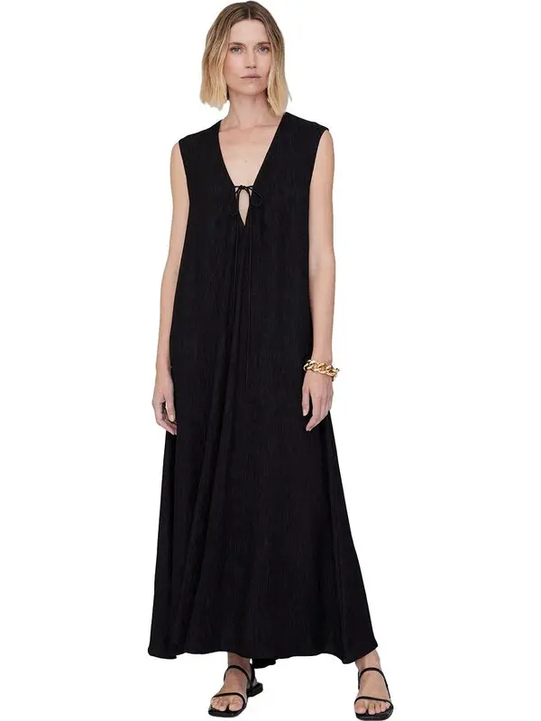 ANINE BING Constance Maxi Dress - Black