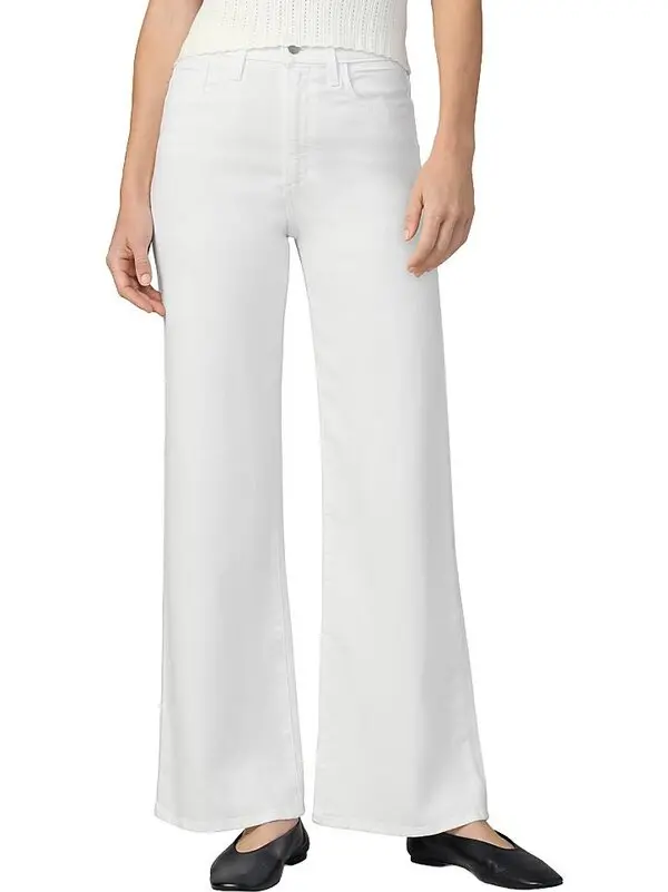 Joe's Jeans The Mia High Rise Wide Leg Petite Jeans - White