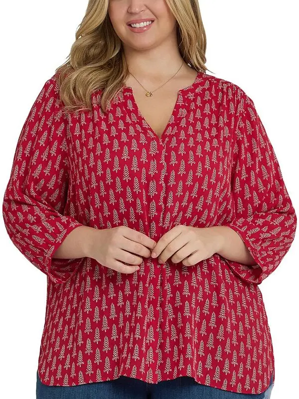 NYDJ Pintuck Blouse - Jacqueline