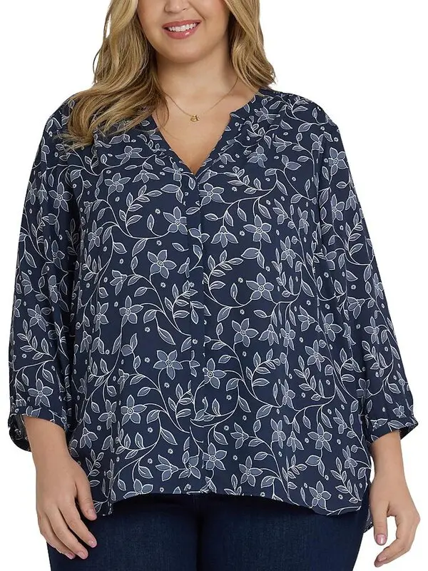 NYDJ Pintuck Blouse - Lisette