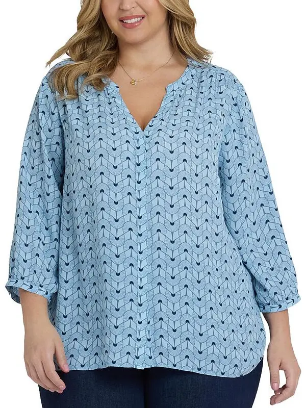 NYDJ Pintuck Blouse - Port D'ivr