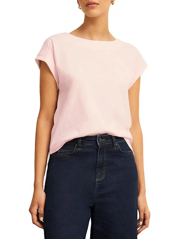 HOBBS LONDON Alycia Tee - Pale Pink