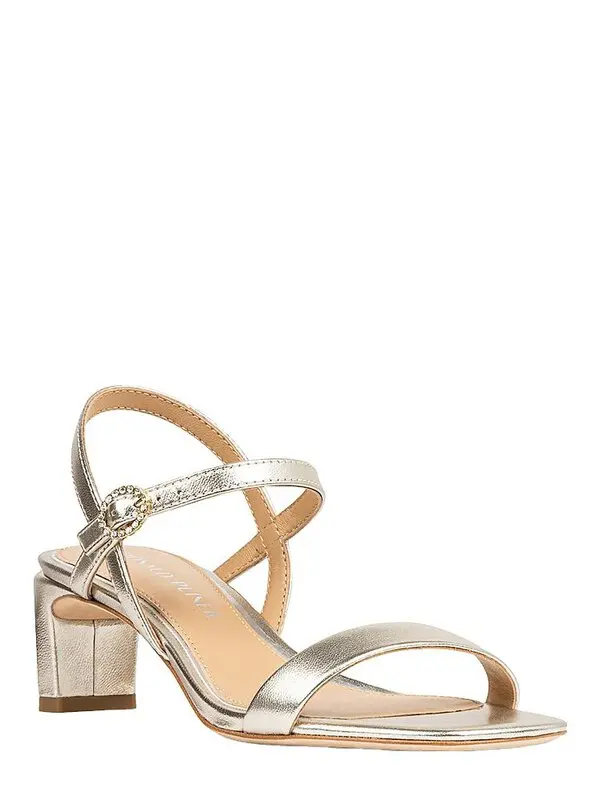 DONALD PLINER Brazi Slingback Sandals - Platinum